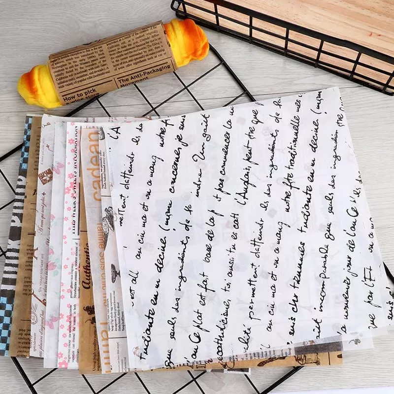 Custom Printed Parchment Paper For Food Wholesale