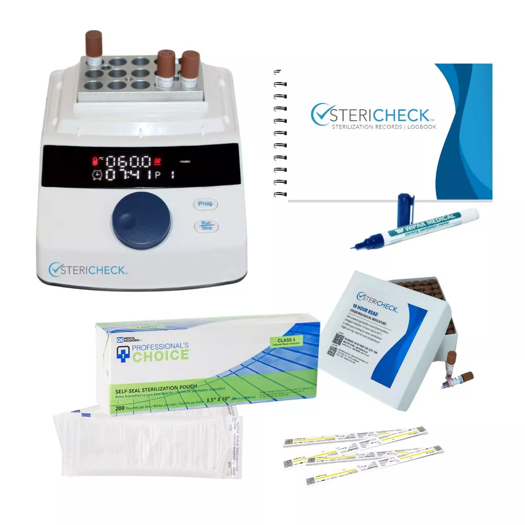 SteriCheck In-Office Biological Spore Testing Kit (100 Tests ...