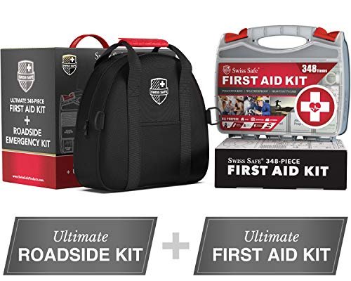 Swiss Safe 2-in-1 Emergency Car Kit & First Aid | CarKits Online