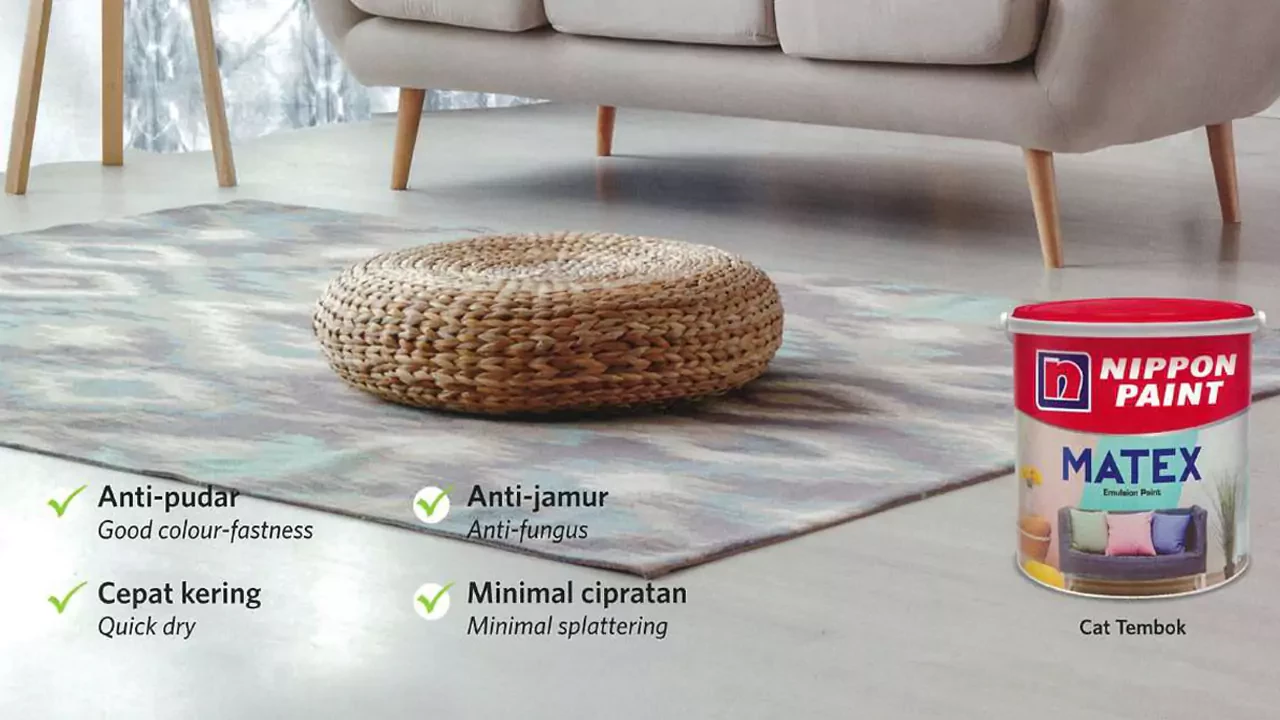 Katalog 31 Warna Cat Tembok Matex Terbaru serta Kodenya