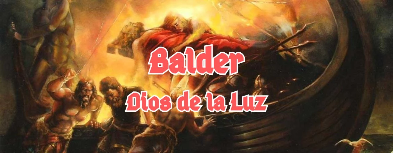 Dios nórdico Balder, dios de la luz, la puerza y la belleza