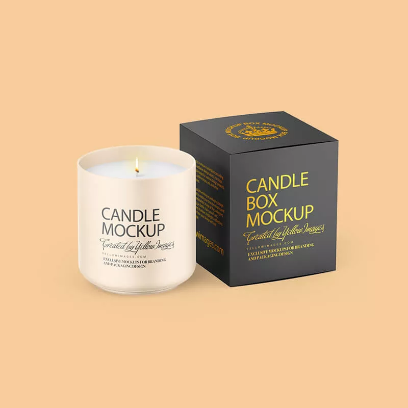 Custom Candle Boxes Wholesale | Free Shipping, Low MOQ's