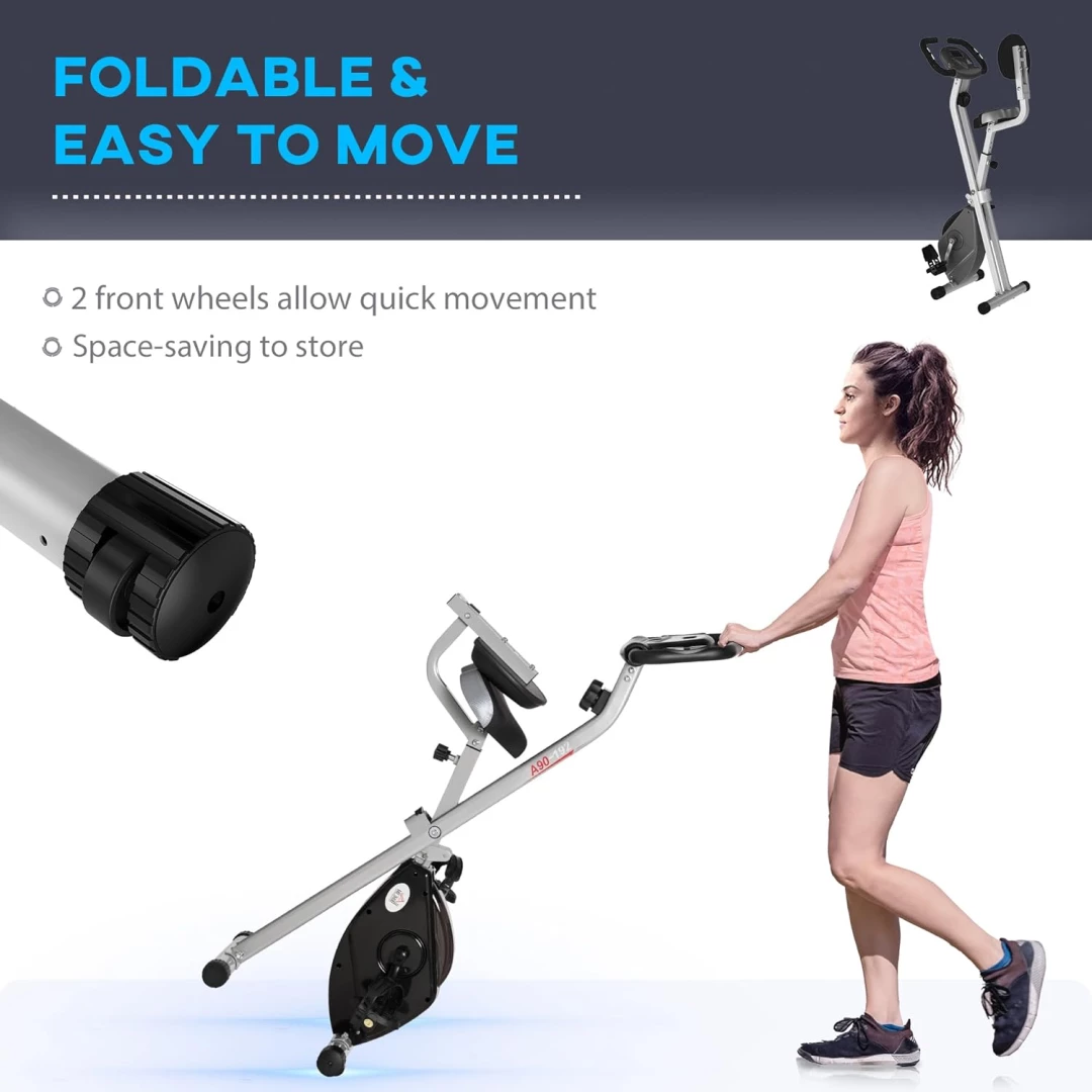 Soozier Foldable Upright Training Exercise Bike Review