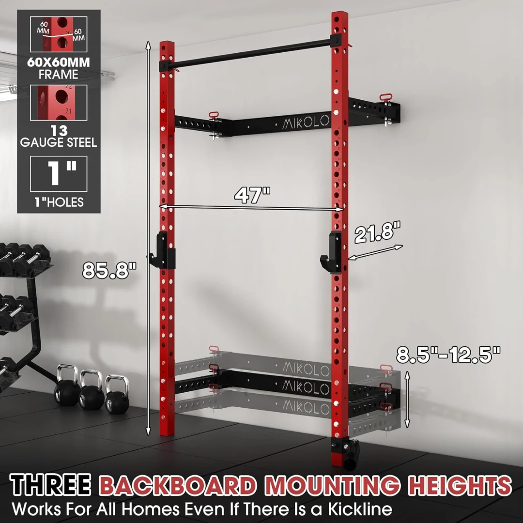Mikolo Folding Wall Mounted Squat Rack Review