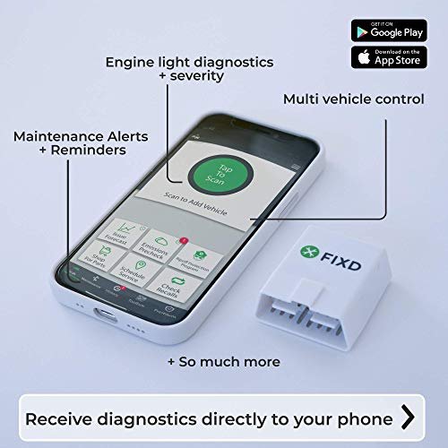 FIXD Bluetooth OBD2 Scanner: Diagnose & Save on Repairs | Fix Elite