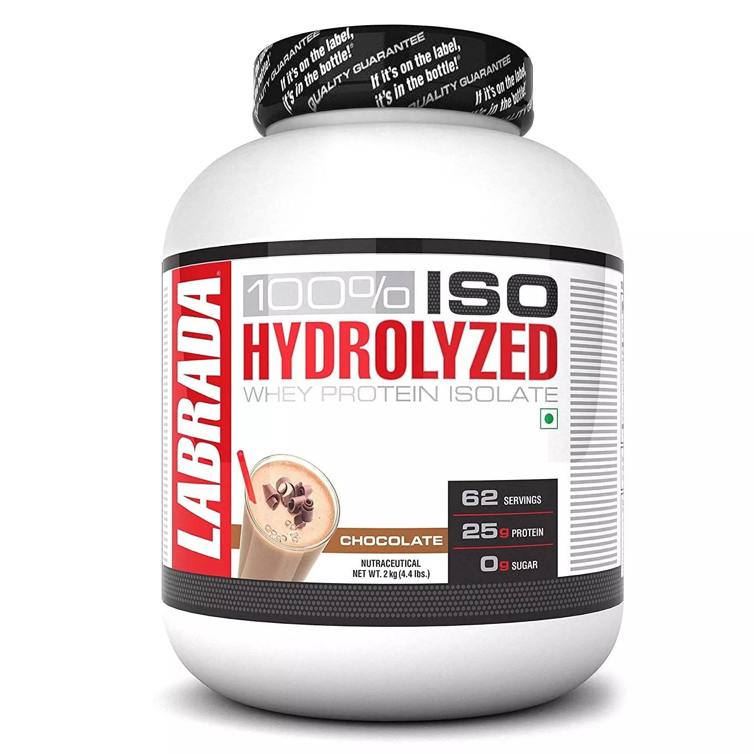 Labrada 100% ISO Hydrolized Whey Protein Isolate (25g Protein, 0g Sugar ...
