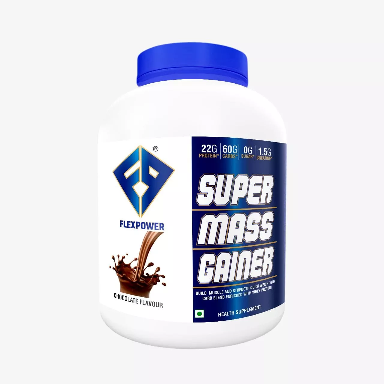SUPER MASS GAINER 3KG CHOCOLATE FLAVOUR BUY 1 GET 1 T-SHIRT FREE - Flex ...