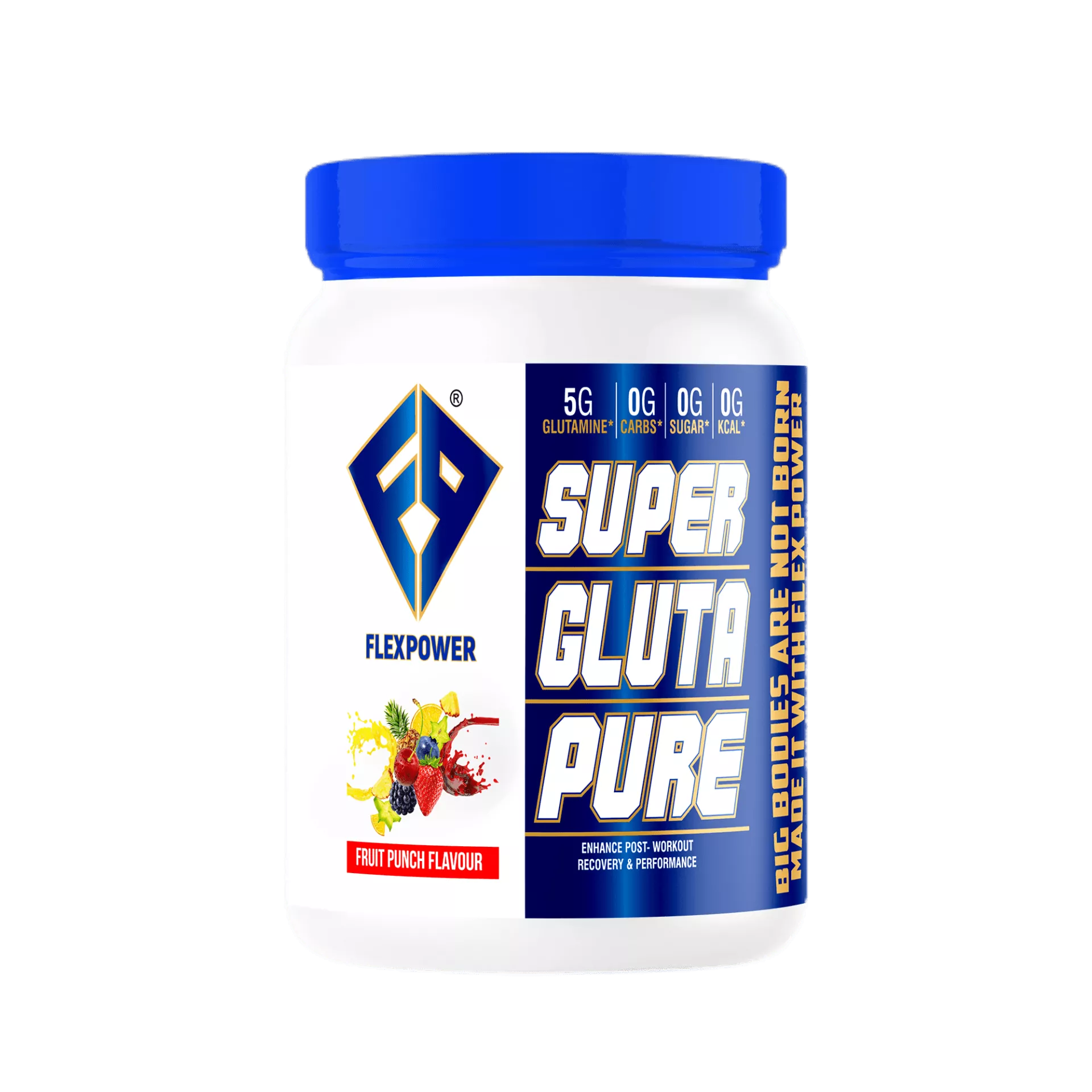Flexpower Super Gluta Pure 250gm Fruit Punch - Flex Health
