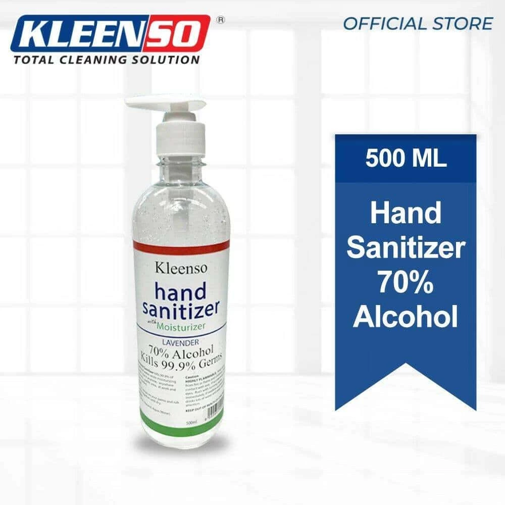 Kleenso 70% Hand Sanitizer 500ML with Lavender Scent - Kleenso.my
