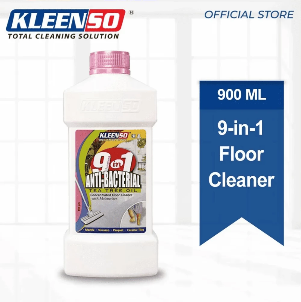 KLEENSO Anti Bacterial Floor Cleaner 9 in 1 Tea Tree Oil 900ml - Kleenso.my