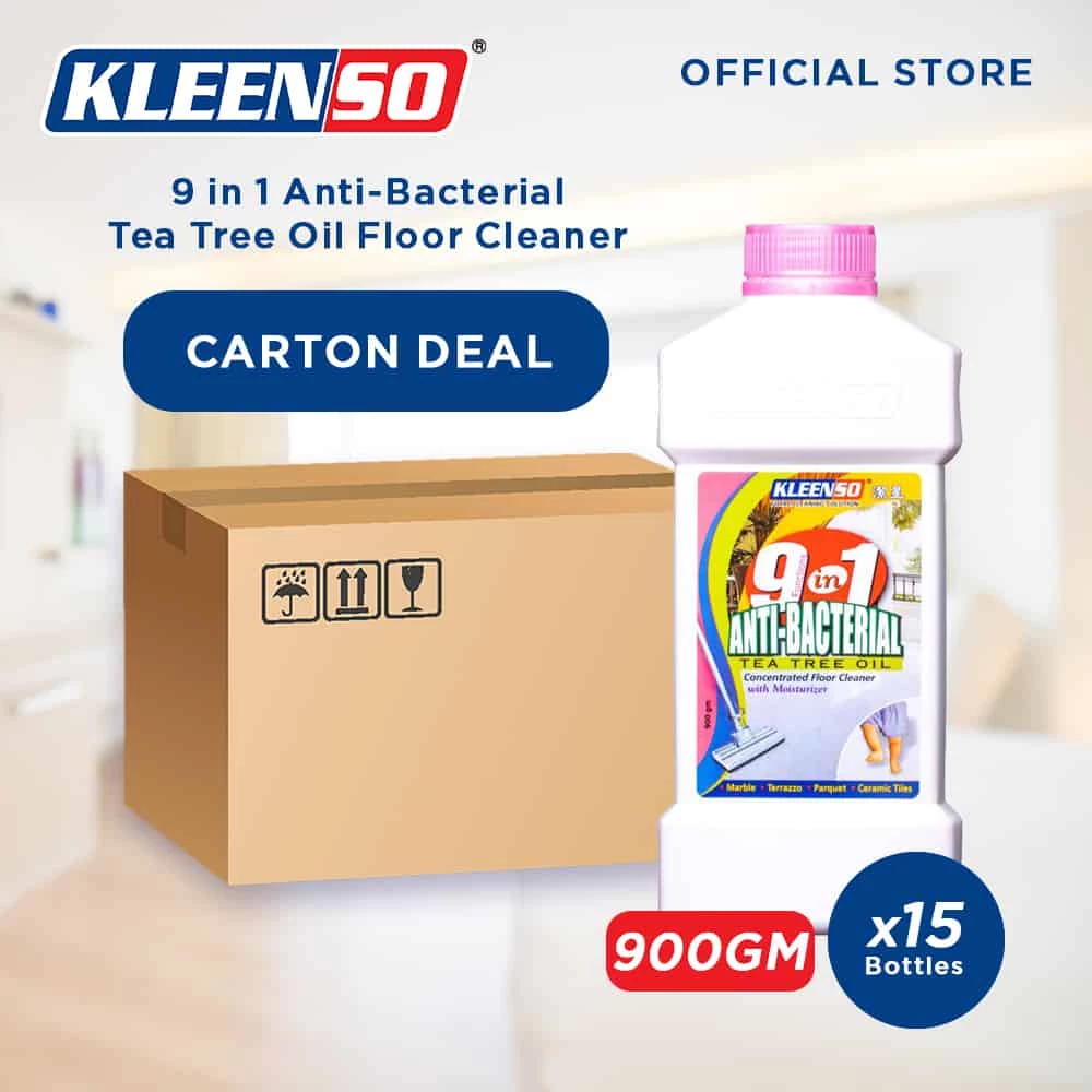 [Carton Deal] KLEENSO Anti-Bacterial Floor Cleaner 9-in-1 Floor Cleaner ...