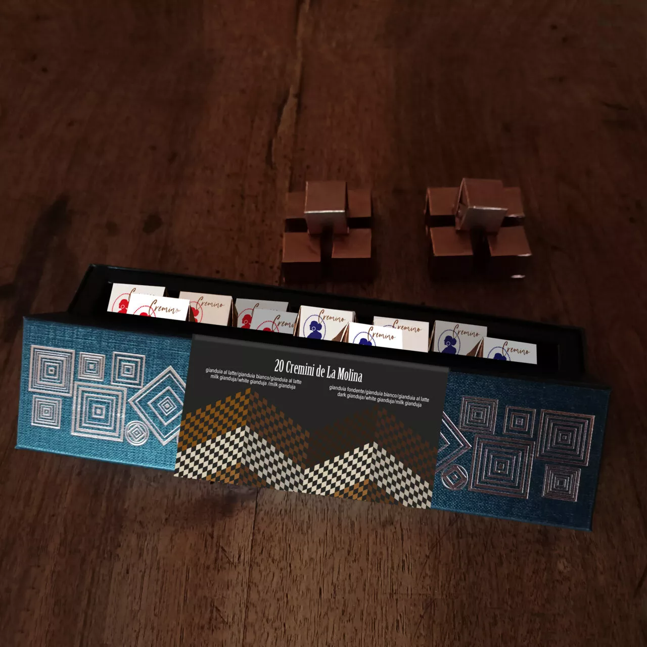 20 cremini incartati due gusti | La Molina - Cioccolato