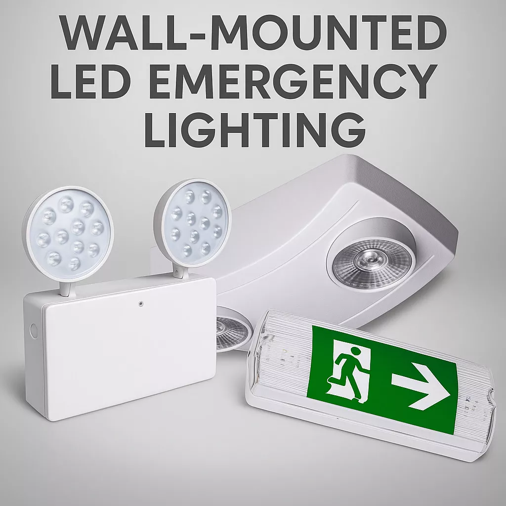 Wall-Mounted LED Emergency Lights That Work When It Matters