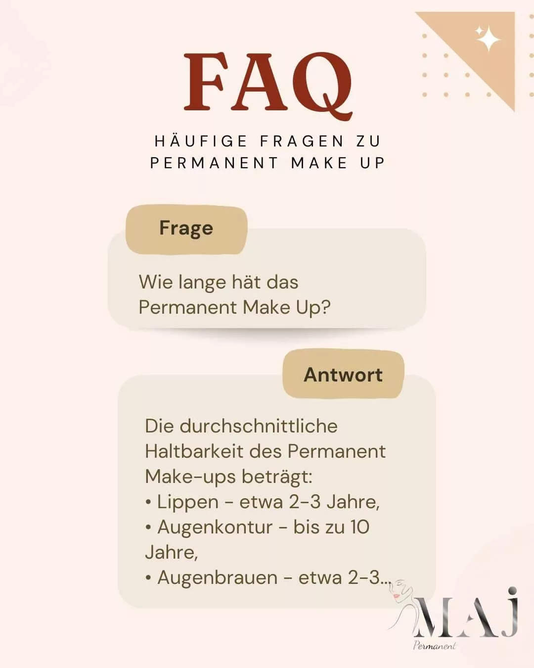 Häufige Fragen (FAQ) Zu Permanent Make Up Von MAj Permanent