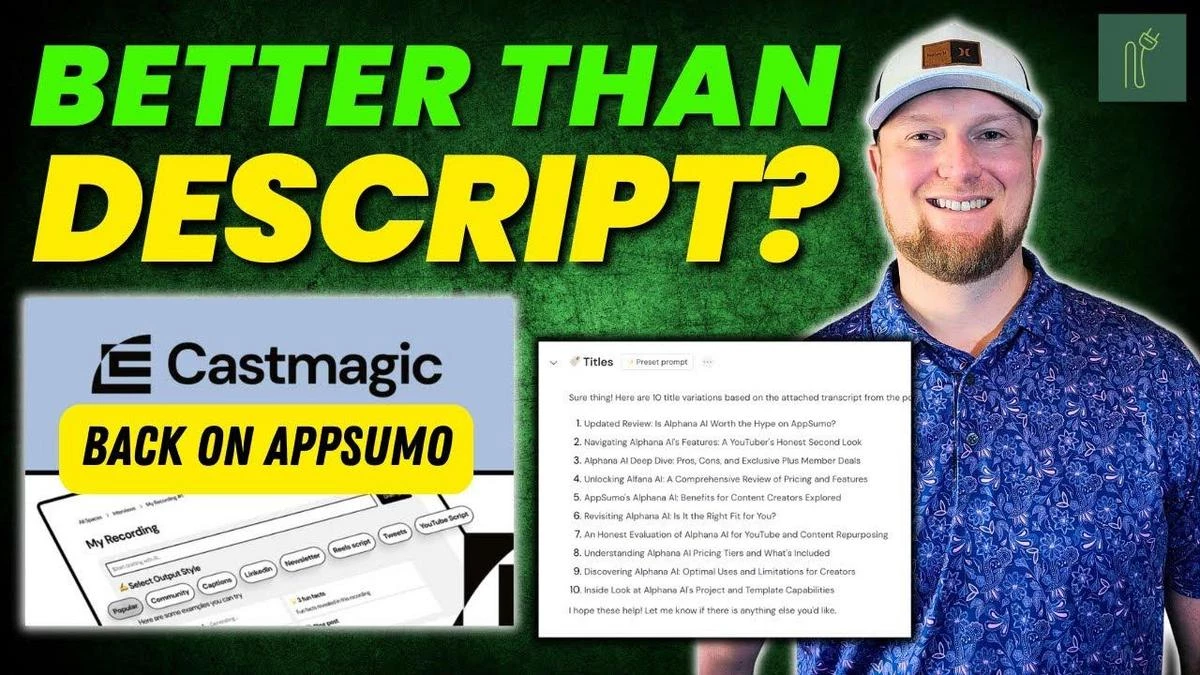 Is Castmagic Worth It in 2025? Honest AppSumo Review (Better Than Alphana?)