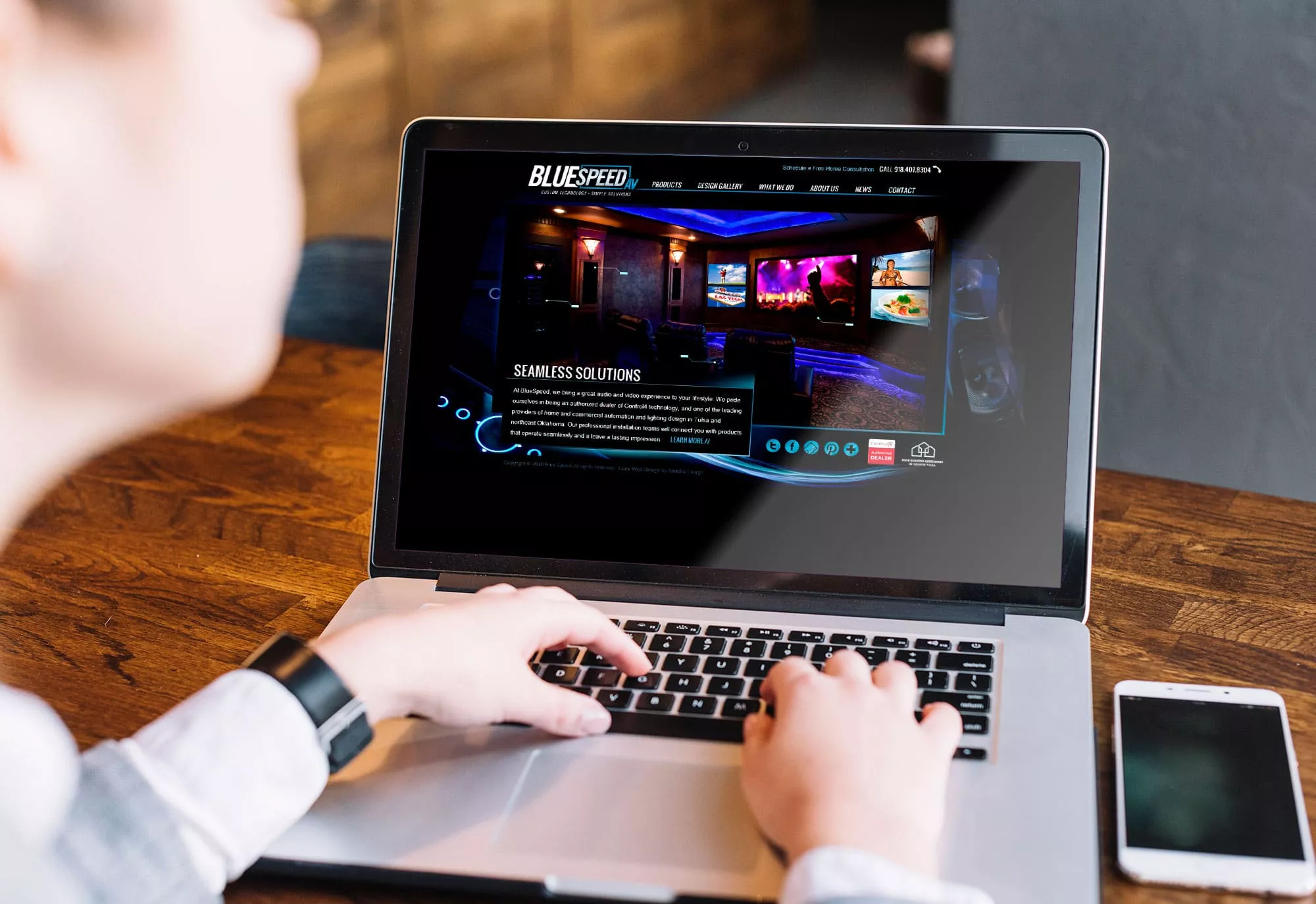 BlueSpeed Launches New Website to Engage Clients - Matcha Design