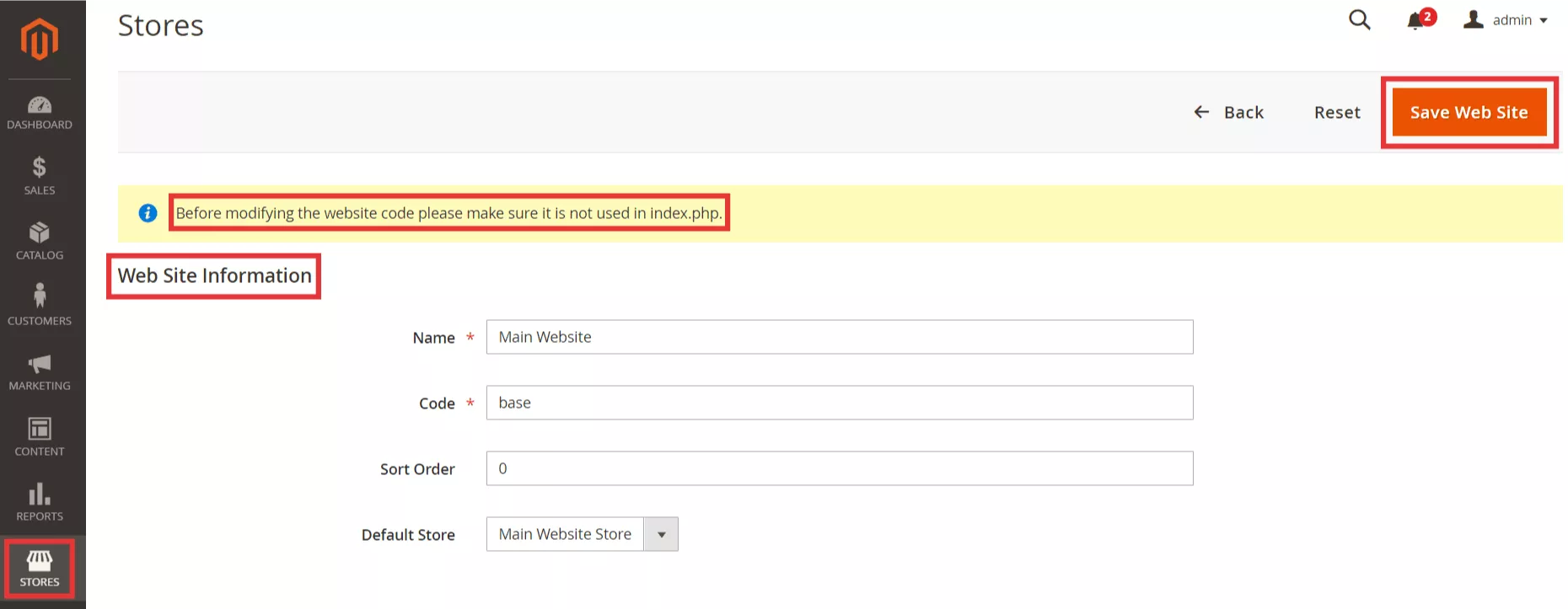 How to Edit Store View in Magento 2