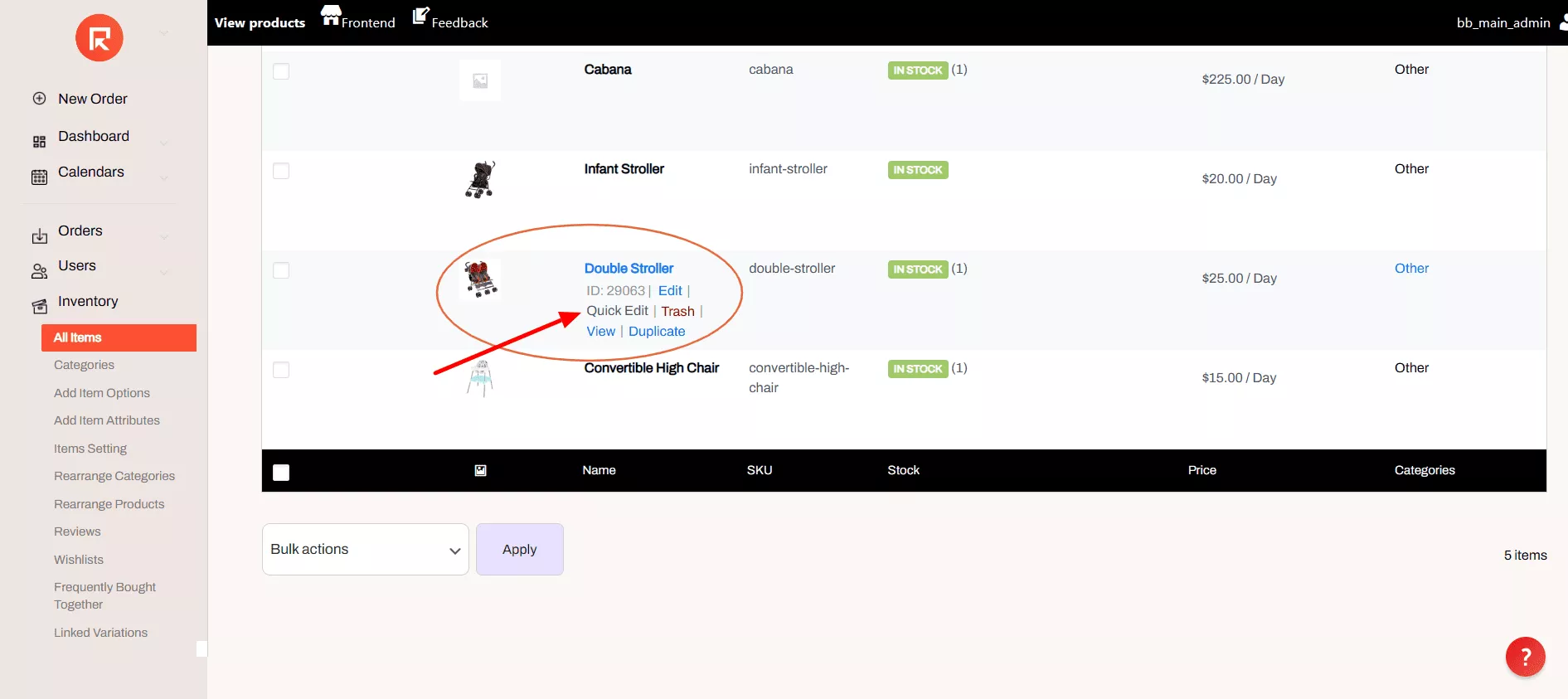 How to Hide Item from Website | Reservety