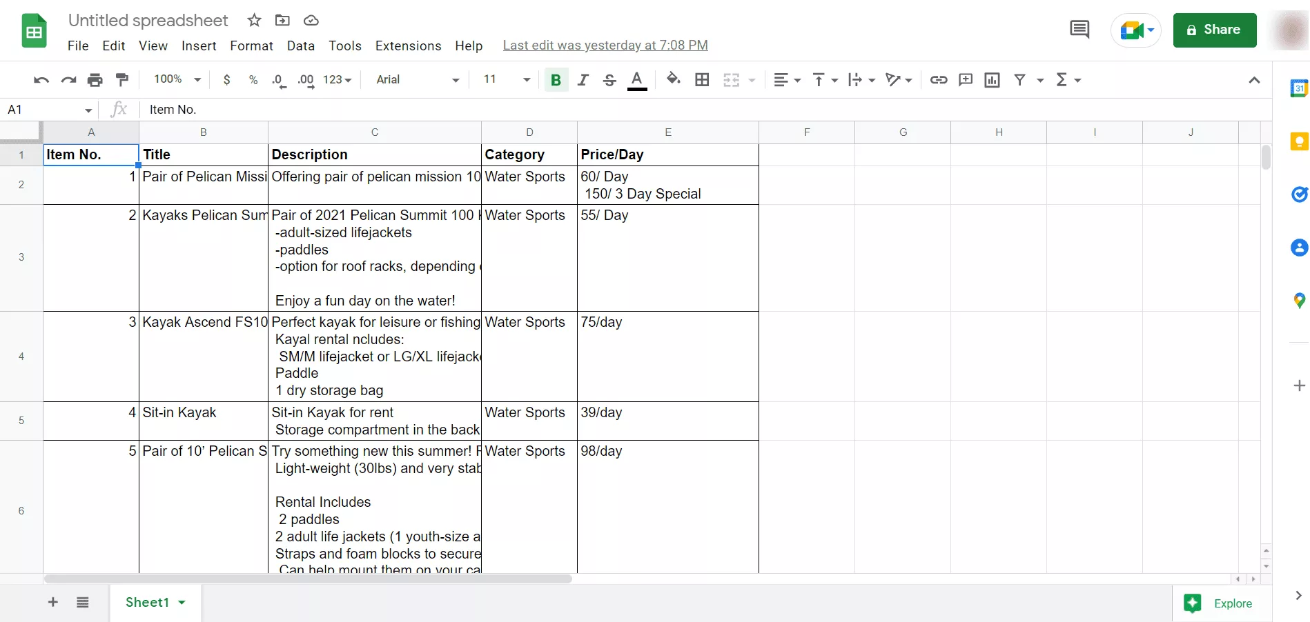 How to Import Products Using CSV File | Reservety