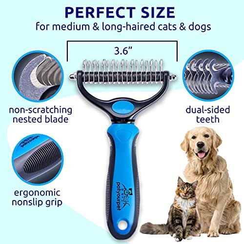 Pat Your Pet Deshedding Brush: Ultimate Grooming Tool! - Silky Claw