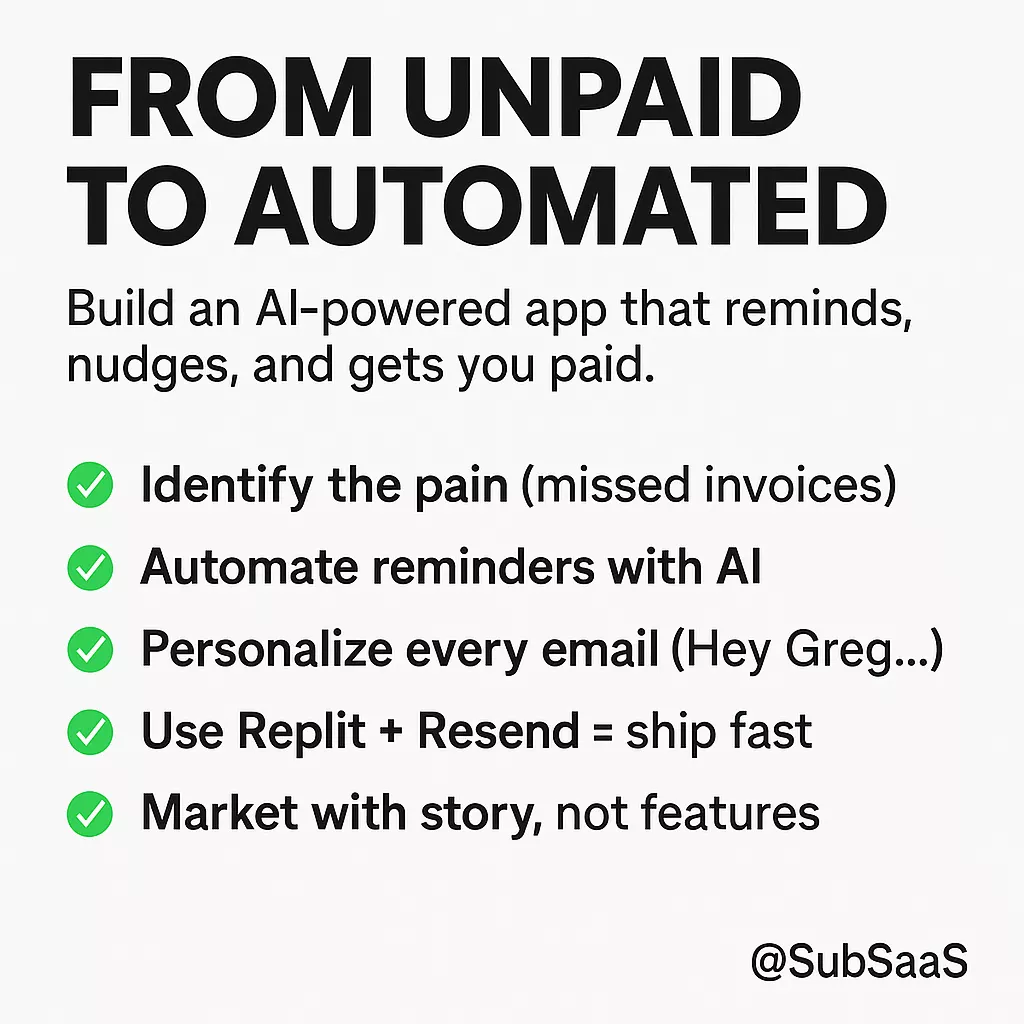 From Idea to Income: Building an Invoice Follow-Up App with AI