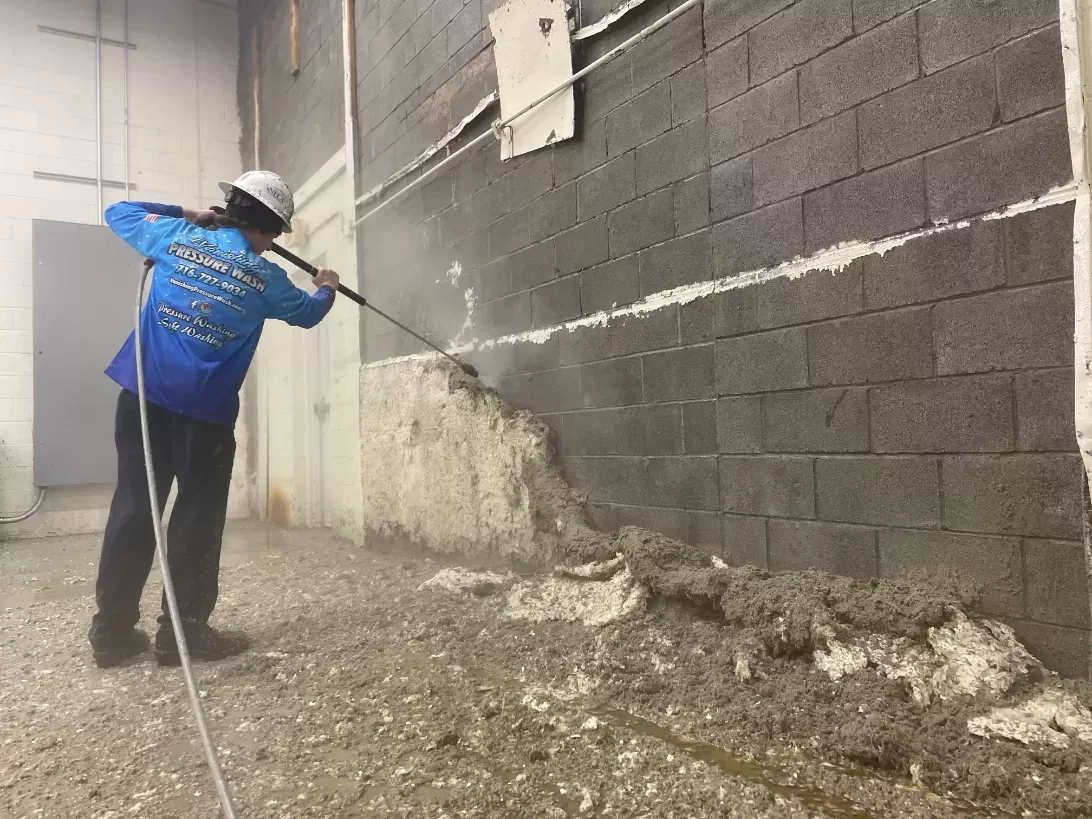 Interior Warehouse Pressure Washing in Tonawanda, NY | Vanishing ...
