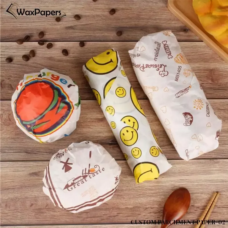 Custom Printed Parchment Paper Wholesale - WaxPapersCo