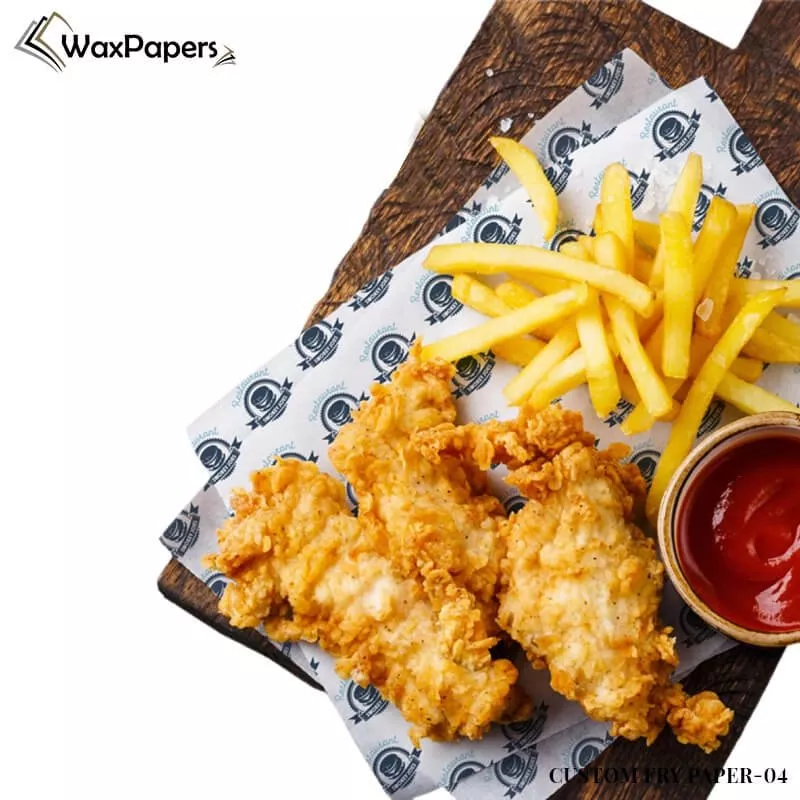 Custom Fry Paper – Food Safe, Printed & Grease Resistant