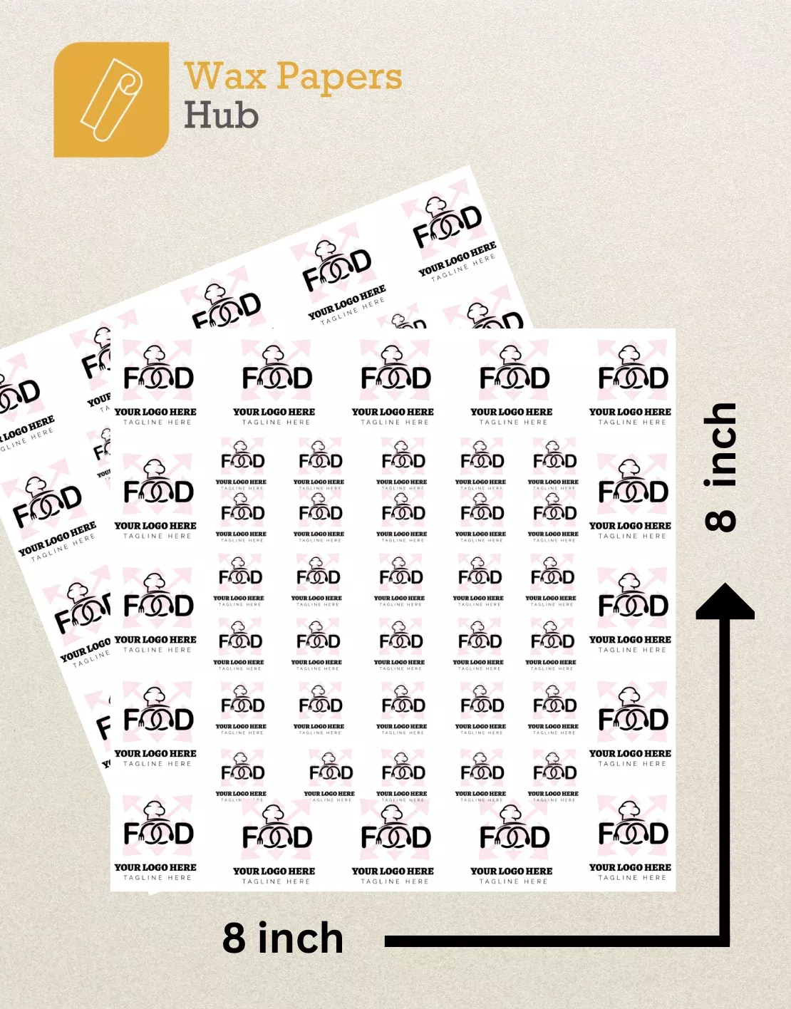 8x8 Food Paper | 20.32x20.32 (cm) Food Paper