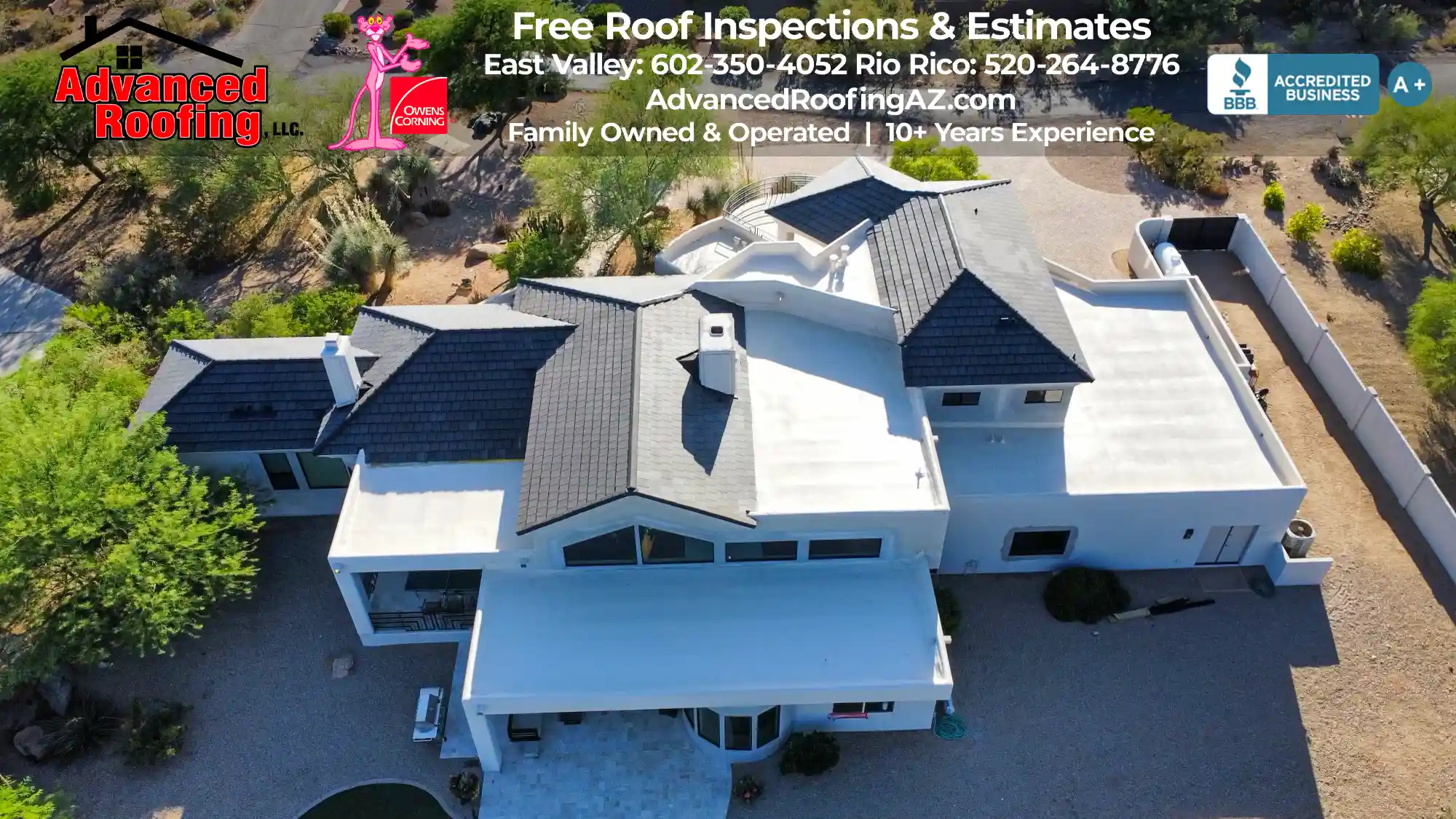 Before & After Roof Installations Gilbert Rio Rico AZ