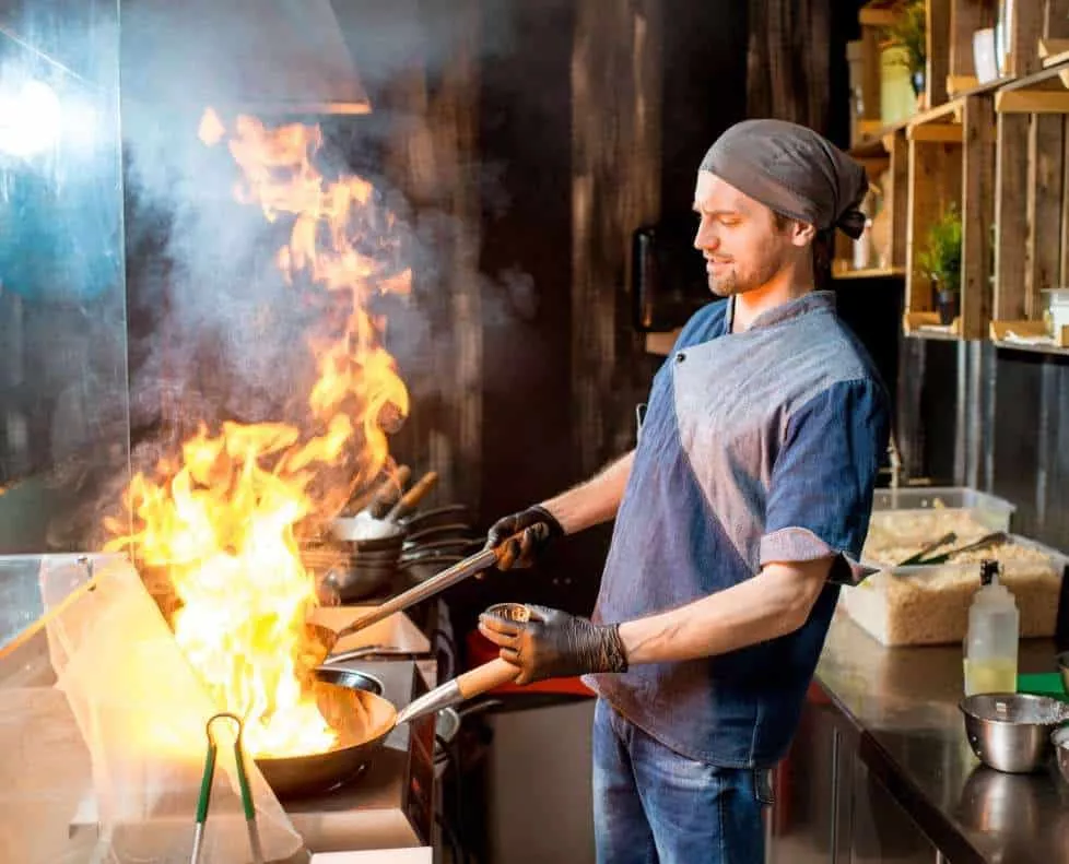 Cook at Primavera Banquet Hall