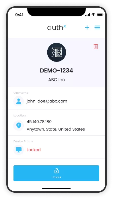 Mobile Authentication Solutions - AuthX Mobile App