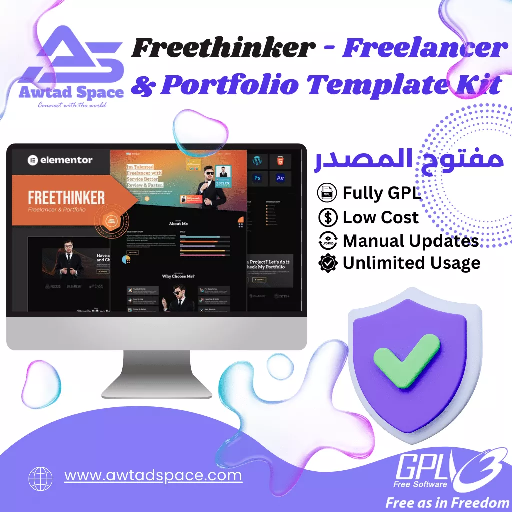 Freethinker - Freelancer & Portfolio Elementor Template Kit by Rometheme