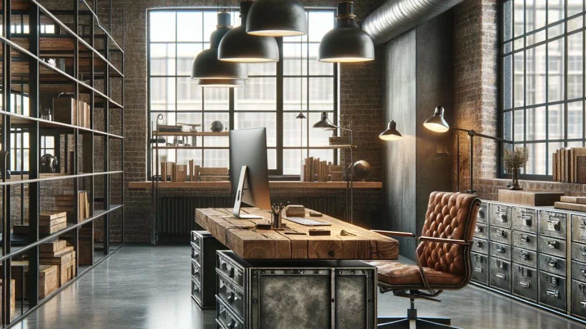 Explore the Rugged Charm of Industrial Office Design | Biznamic