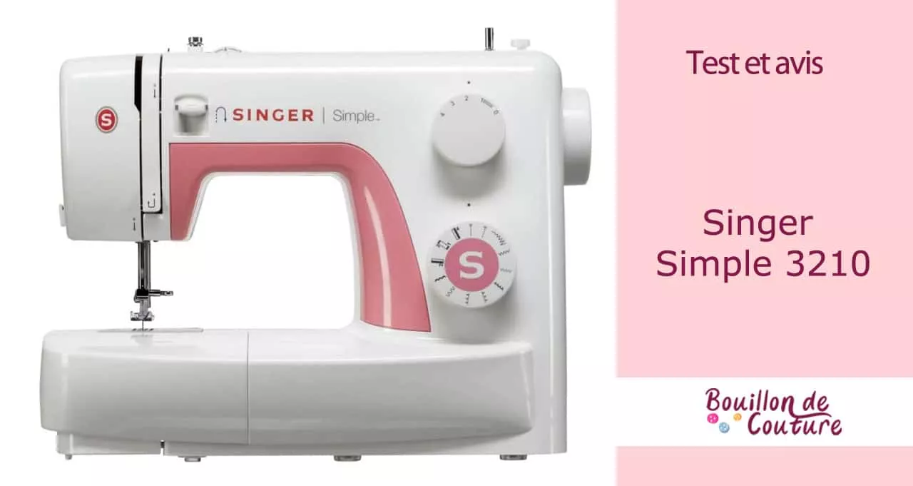 Test et avis de la machine à coudre Singer Simple 3210