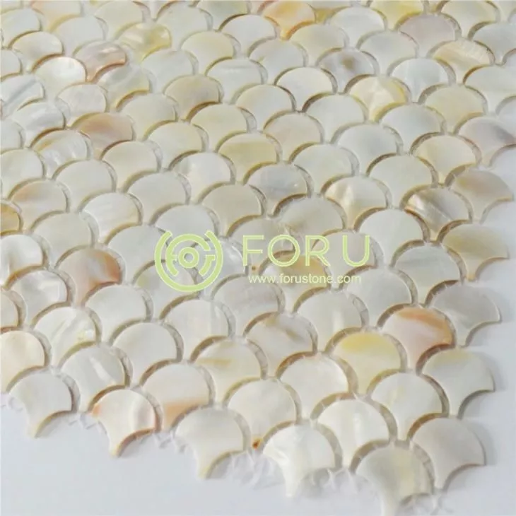 Fish Scale Shell Mosaic Tile - Exclusive Marble Manufacturer-FOR U STONE