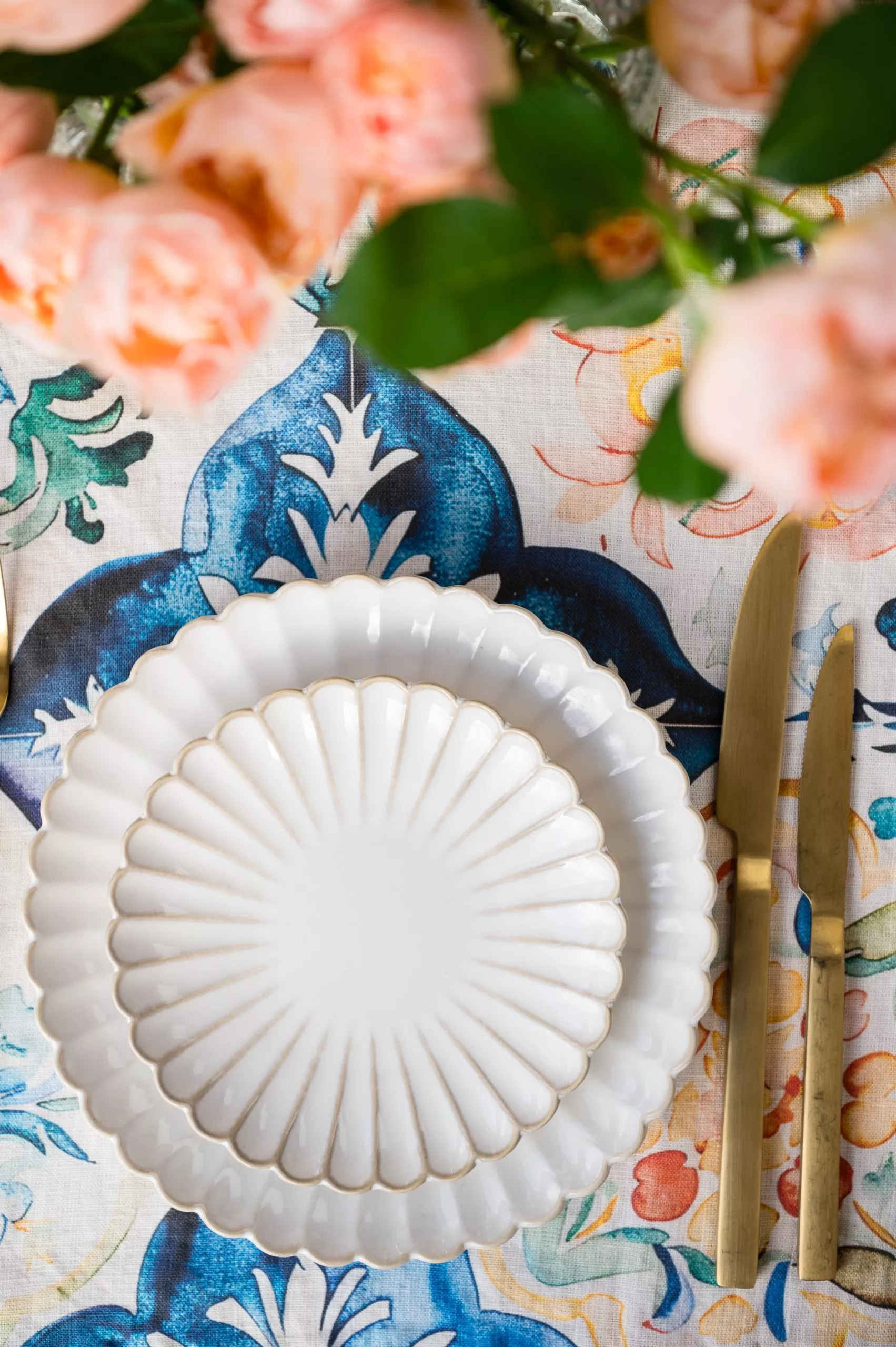 The Tuscan Tile Tablecloth - ALBA Tableware