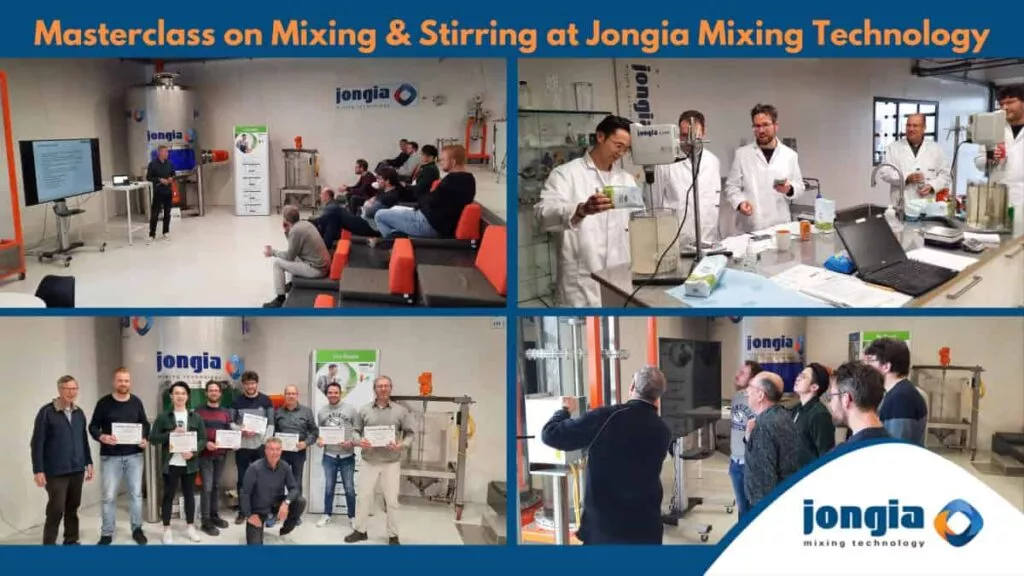 Masterclass on Mixing & Stirring at Jongia Mixing Technology