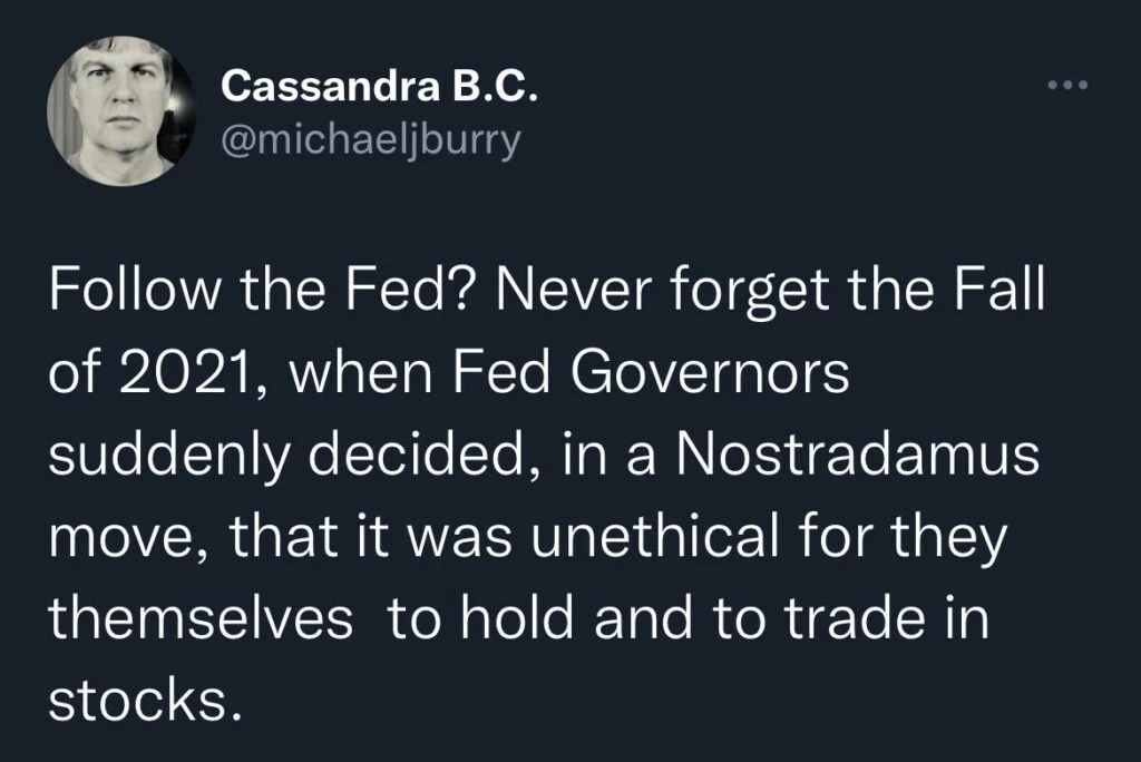 Michael Burry Twitter