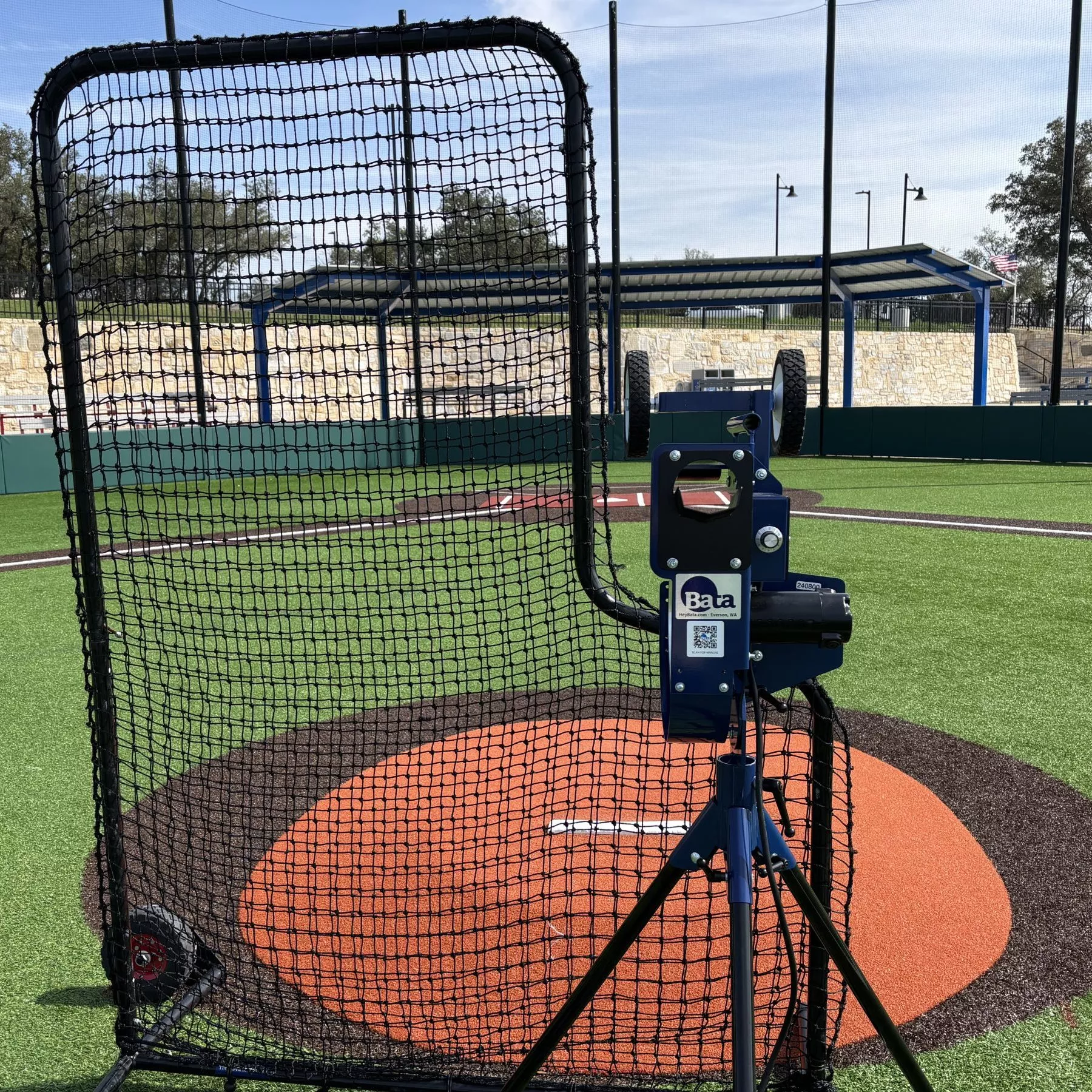 Baseball 1 Wheel Pitching Machine - Pitch King Sports Rentals
