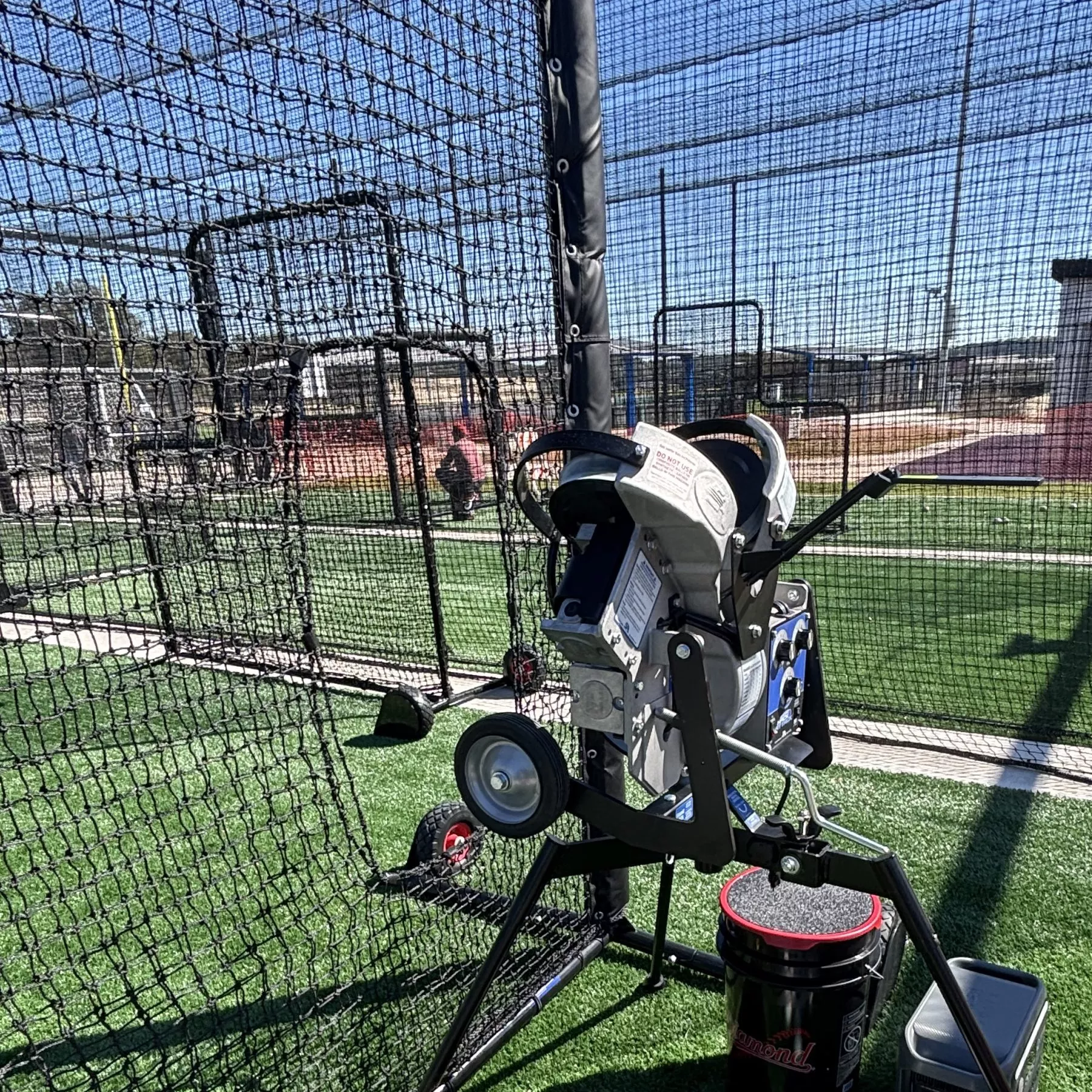 Baseball 3 Wheel Pitching Machine for Rent - Pitch King Sports Rentals
