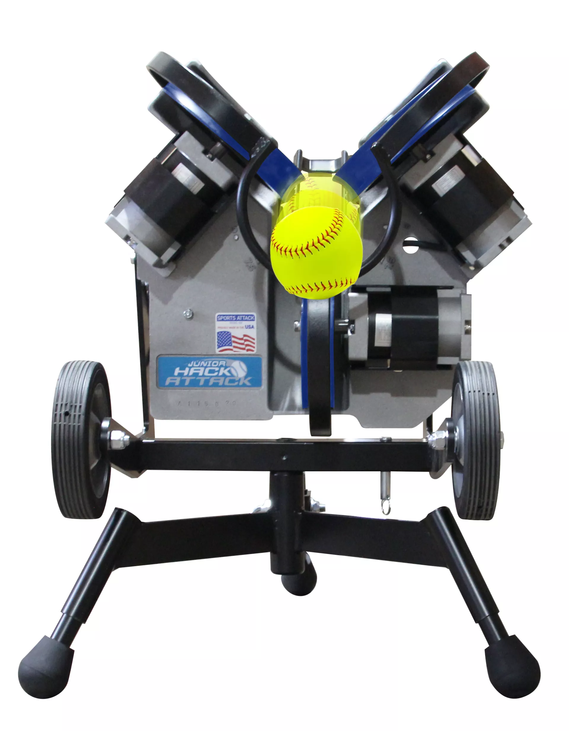 Softball 3 Wheel Pitching Machine for Rent - Pitch King Sports Rentals