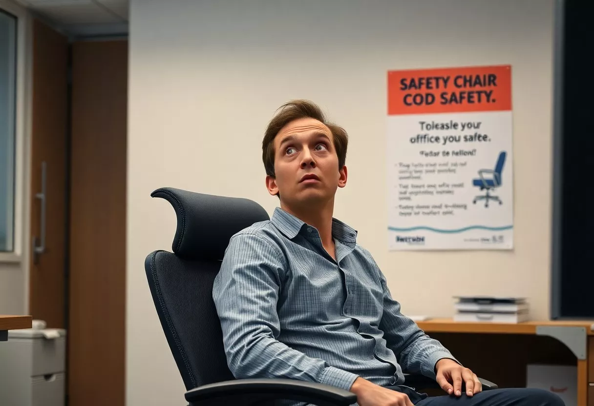 Safety Talk – Office Chair Safety – Don’t Lean Back Too Far – Safety Talks