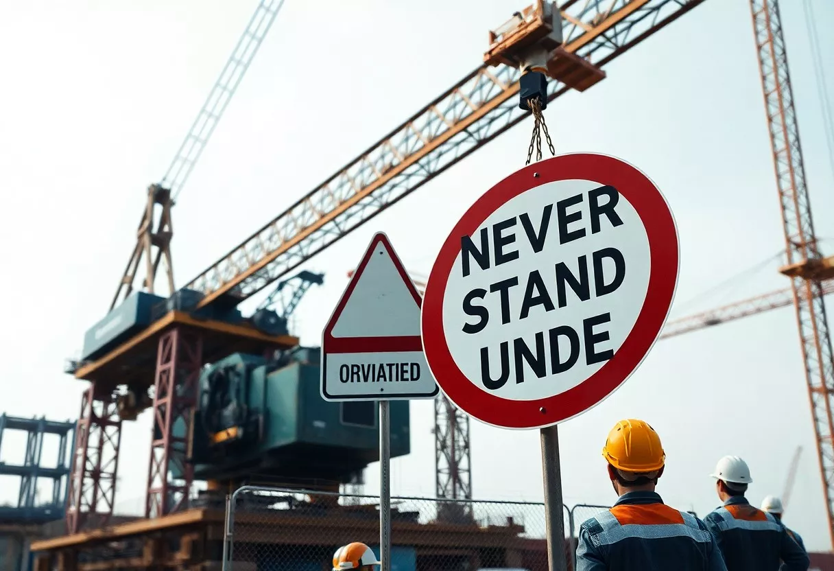 Safety Talk – Overhead Loads – Never Stand Under – Safety Talks