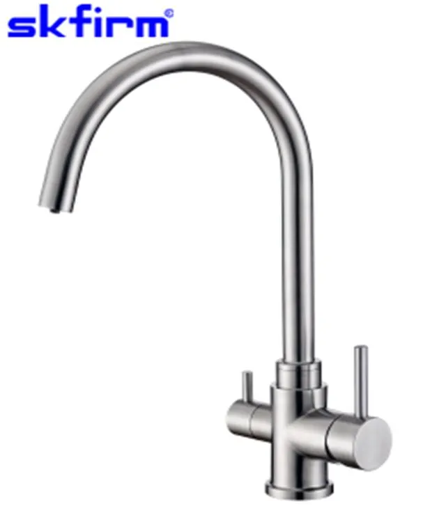 Stainless Steel Water Filter Three Way Taps - Kitchen Faucet Supplier ...