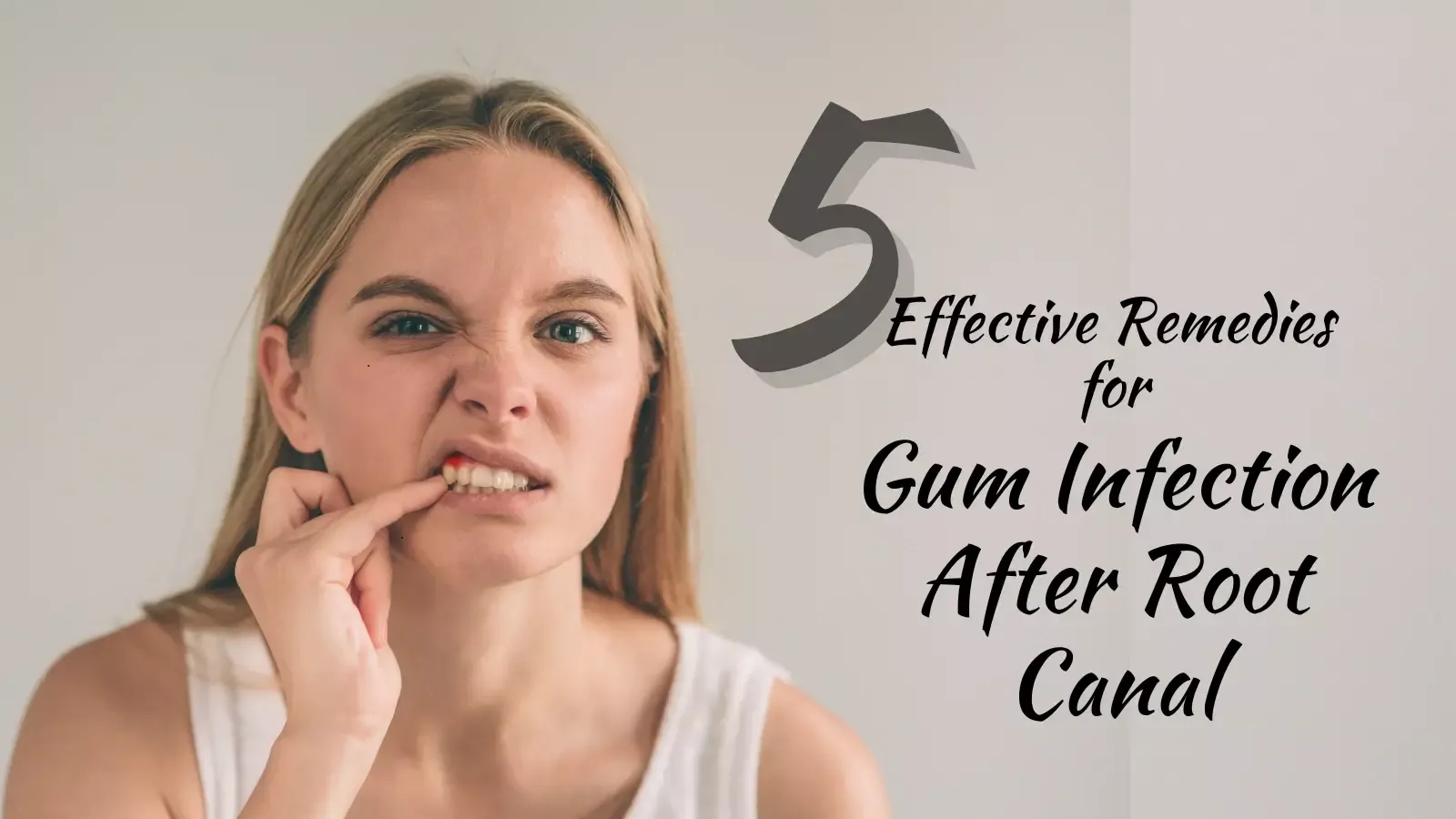 root canal treatment gum infection