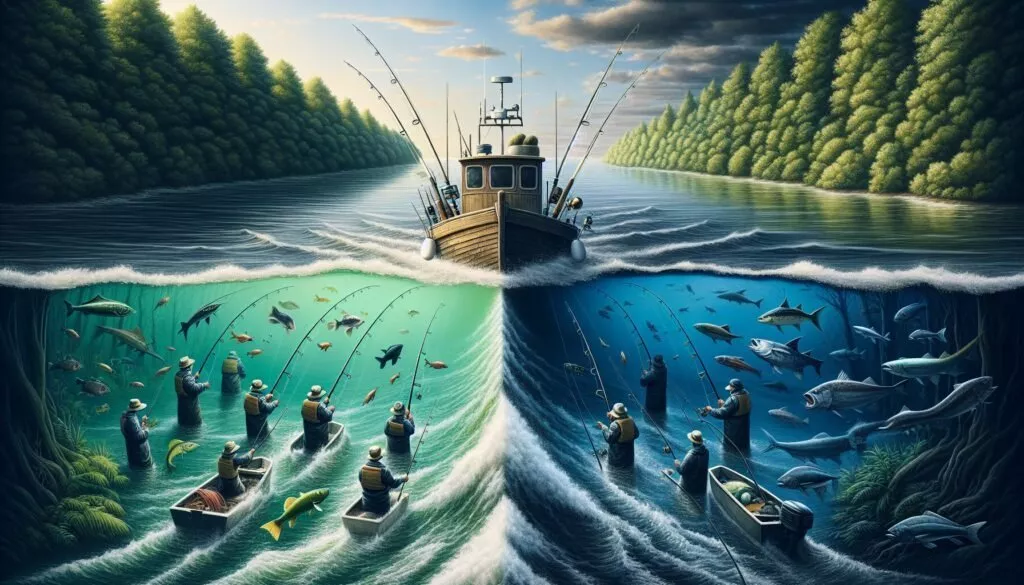 Fishing in Freshwater vs Saltwater: What’s Different on a Boat - Trek ...