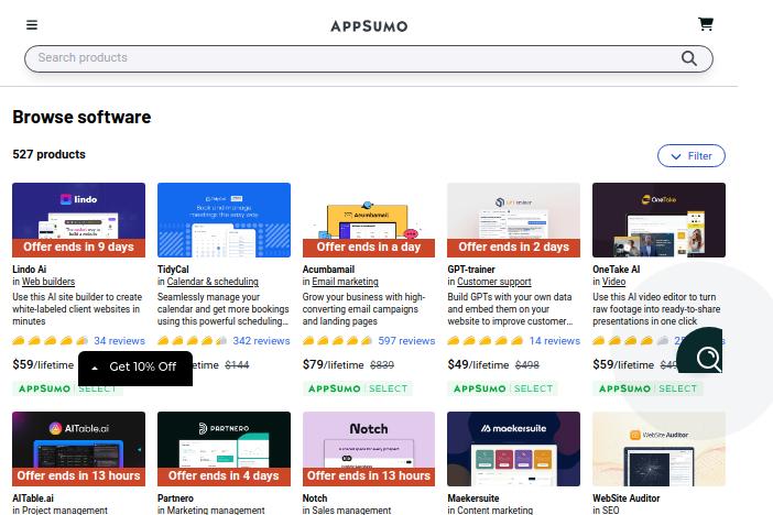 AppSumo: Des offres logicielles incroyables à ne pas louper