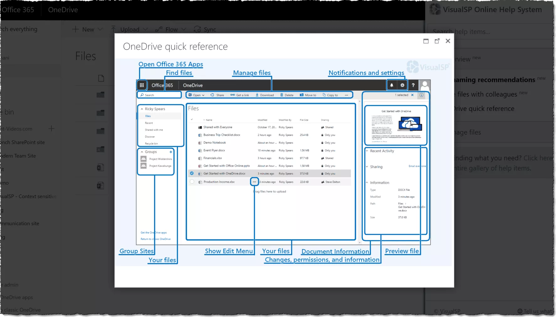 Use Case - Onboard users to new interfaces | VisualSP